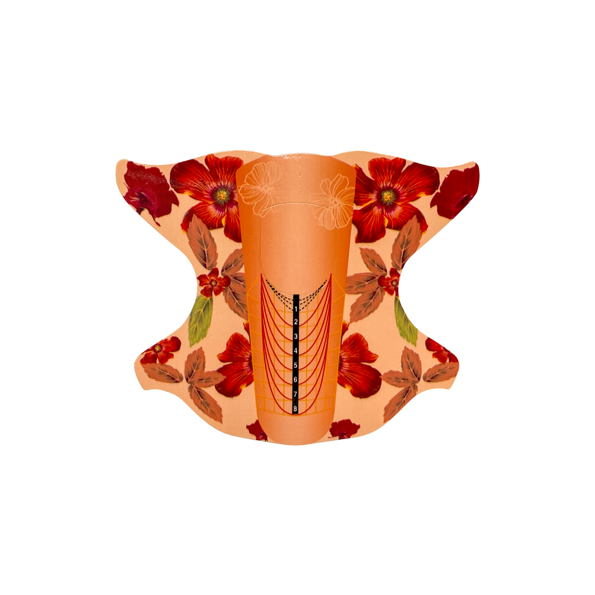 Flower sablon körömépítéshez - 50 db | Spirit Nails